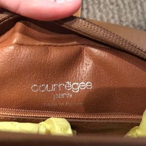 Courrèges | Bags | Authentic Courrges Tan Crossbody Purse | Poshmark